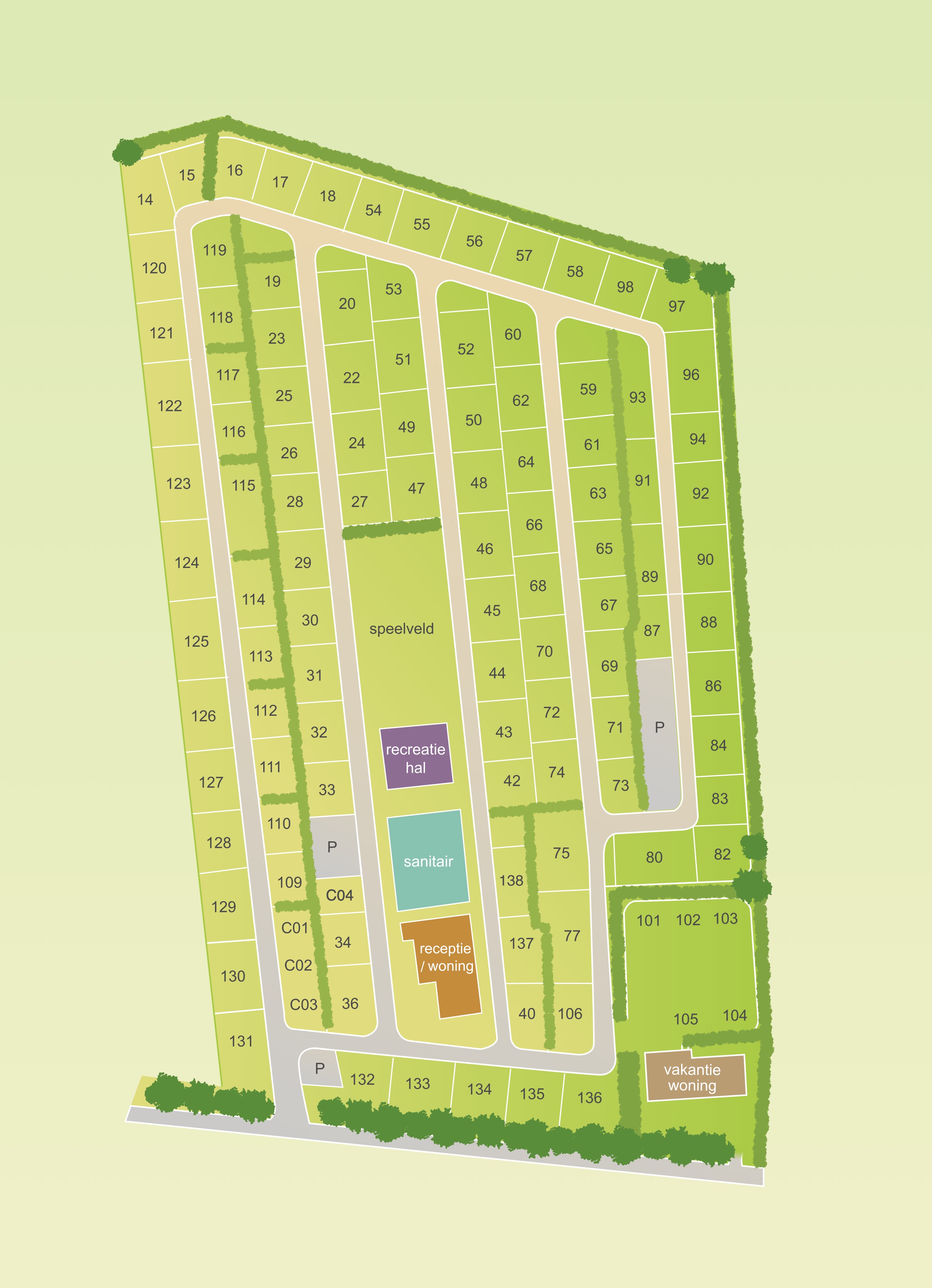 Plattegrond Caravancamping Westkapelle Westkapelle Zeeland Plattegrond Caravancamping Westkapelle Westkapelle Zeeland